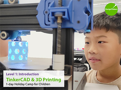 Level 1: Introduction to TinkerCAD + 3D Printing (Jun)